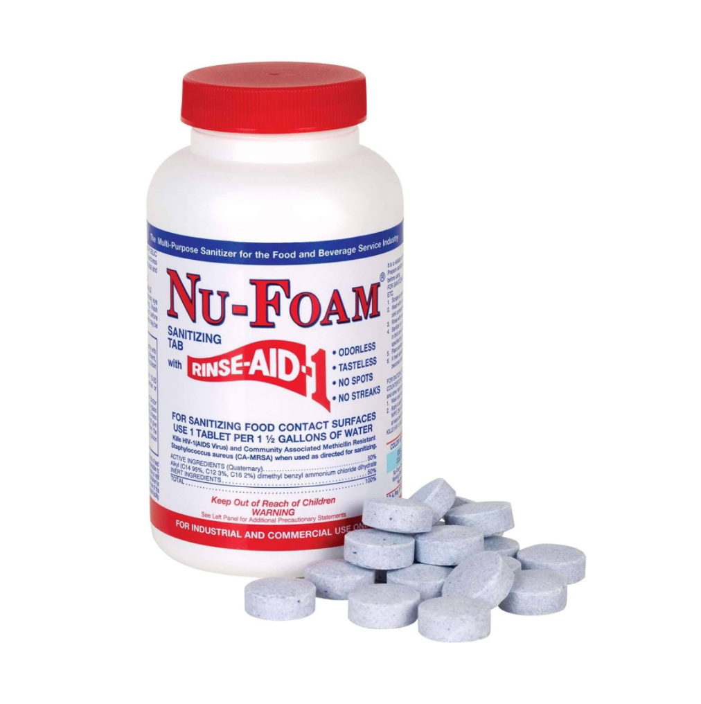 Glissen Chemicals, Nu-Foam Sanitation Tablets – JCC Supply